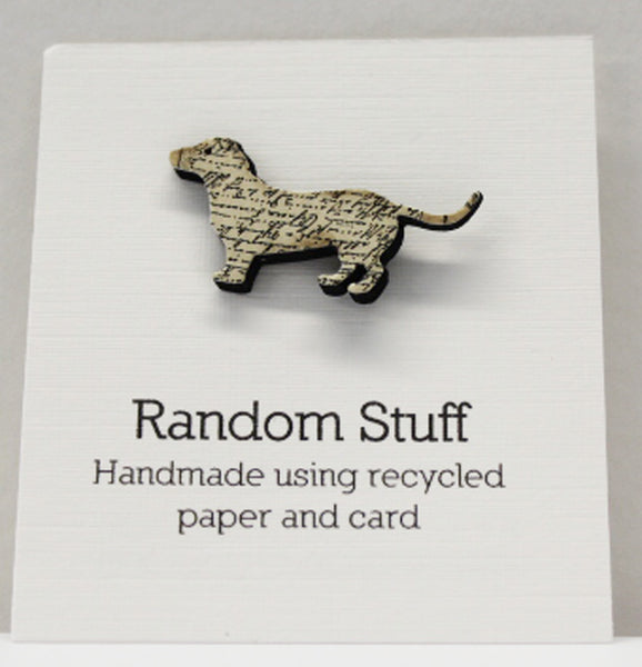 Dog Brooch – Random Stuff Paper