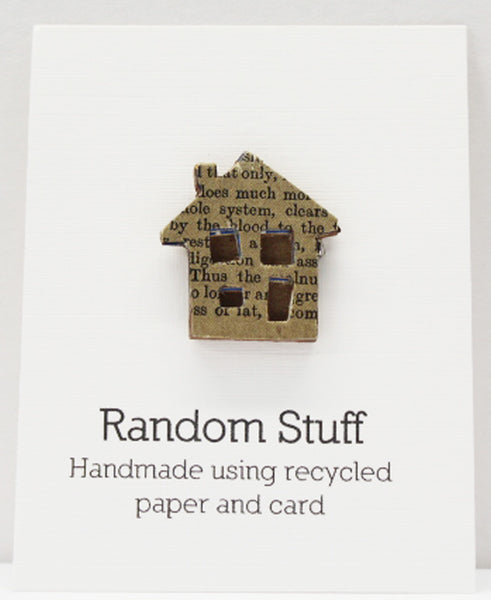 House Brooch – Random Stuff Paper